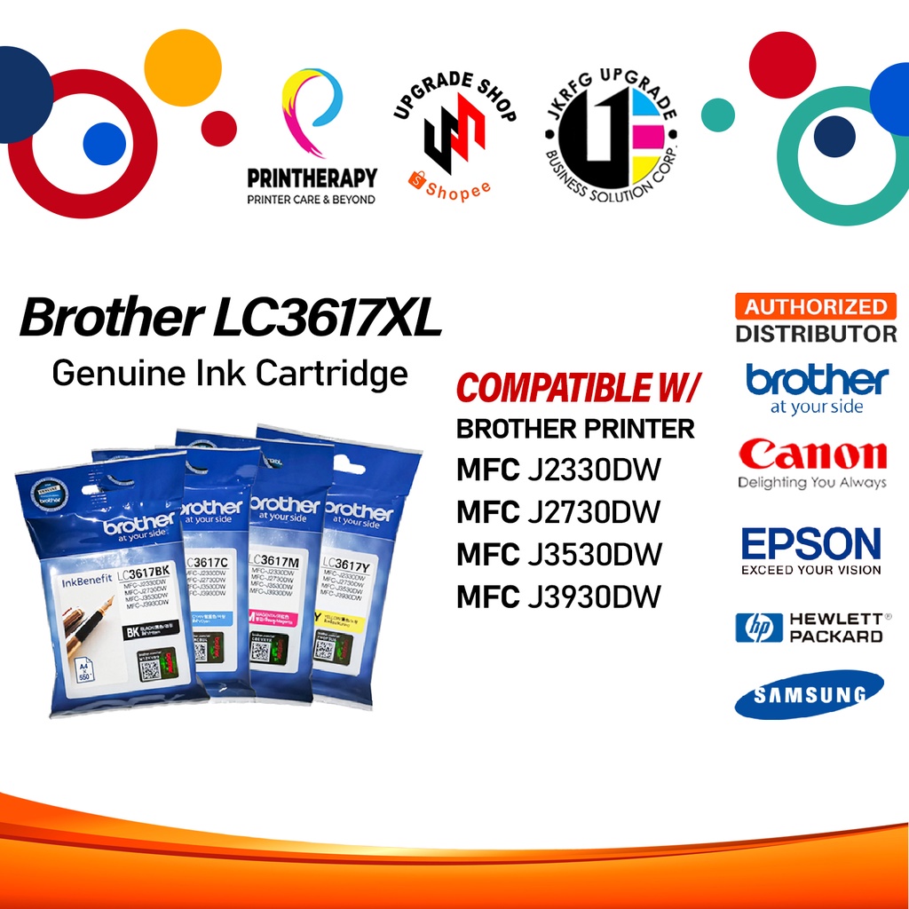 Brother Ink-Benefit LC-3617 | PER PIECE / LC3617 / 3617 | Shopee ...