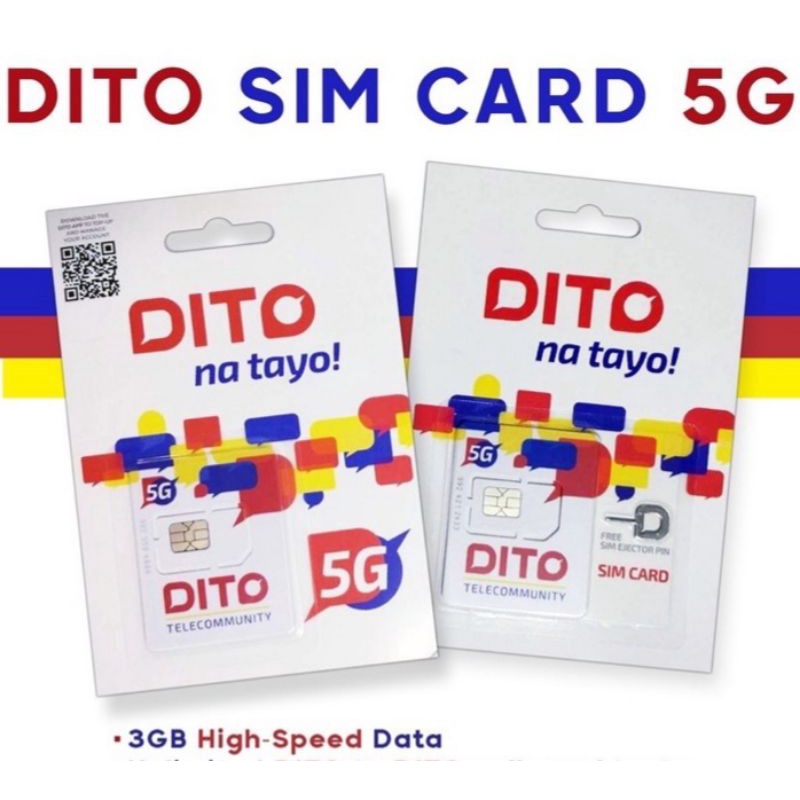 UPGRADED LTE 5G DITO SIM CARD 3GB FREE plus 25GB LOAD ATLEAST 199 2025 ...