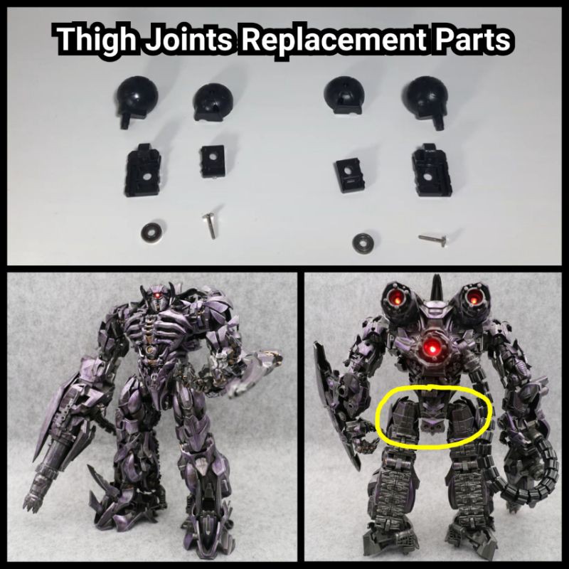 Thigh Joints Replacement Parts Zeus Magic Toy ZS-01 Guardian Of The ...