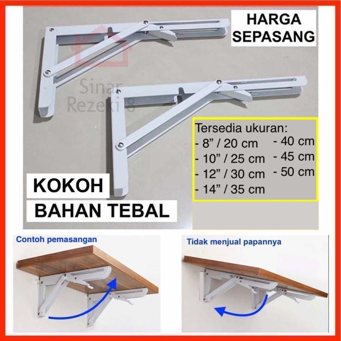 SIKU 50 cm Elbow Wall Mount Folding Table Shelf Support Shelf Bracket ...