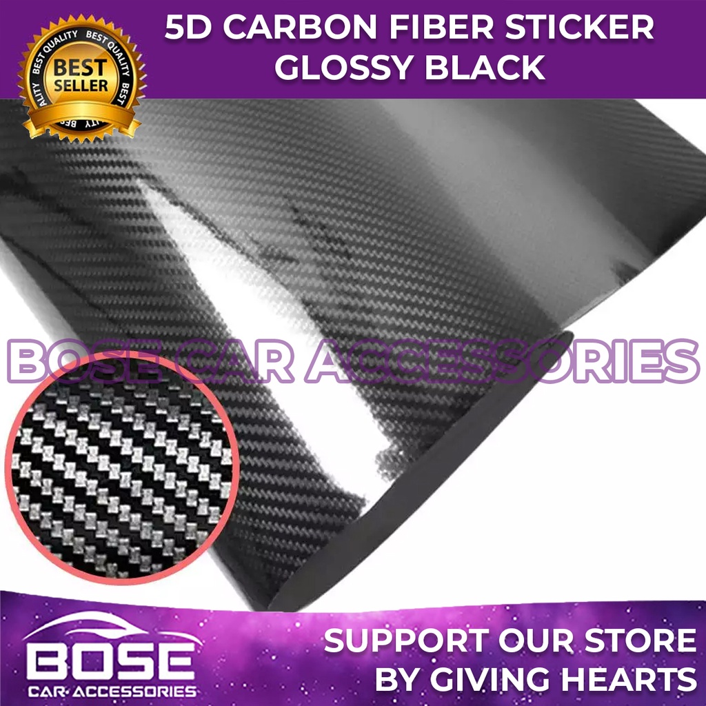 75cmx50cm/ 150cmx50cm 3D / 5D Carbon Fiber Sticker for Car Motorcycle ...