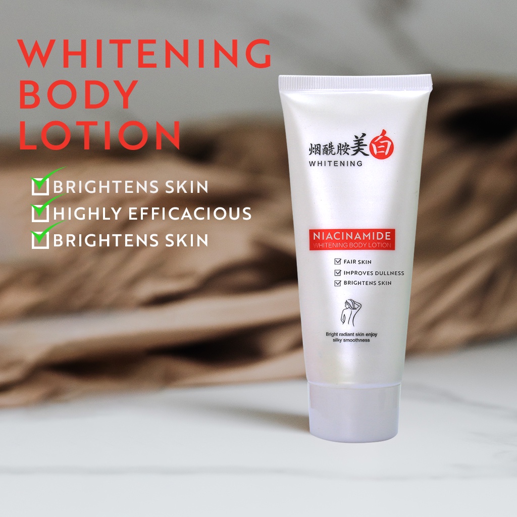 BPDE Rapid Skin Bleaching Lotion Niacinamide Brightening Face & Body Cream 100g | Shopee Philippines