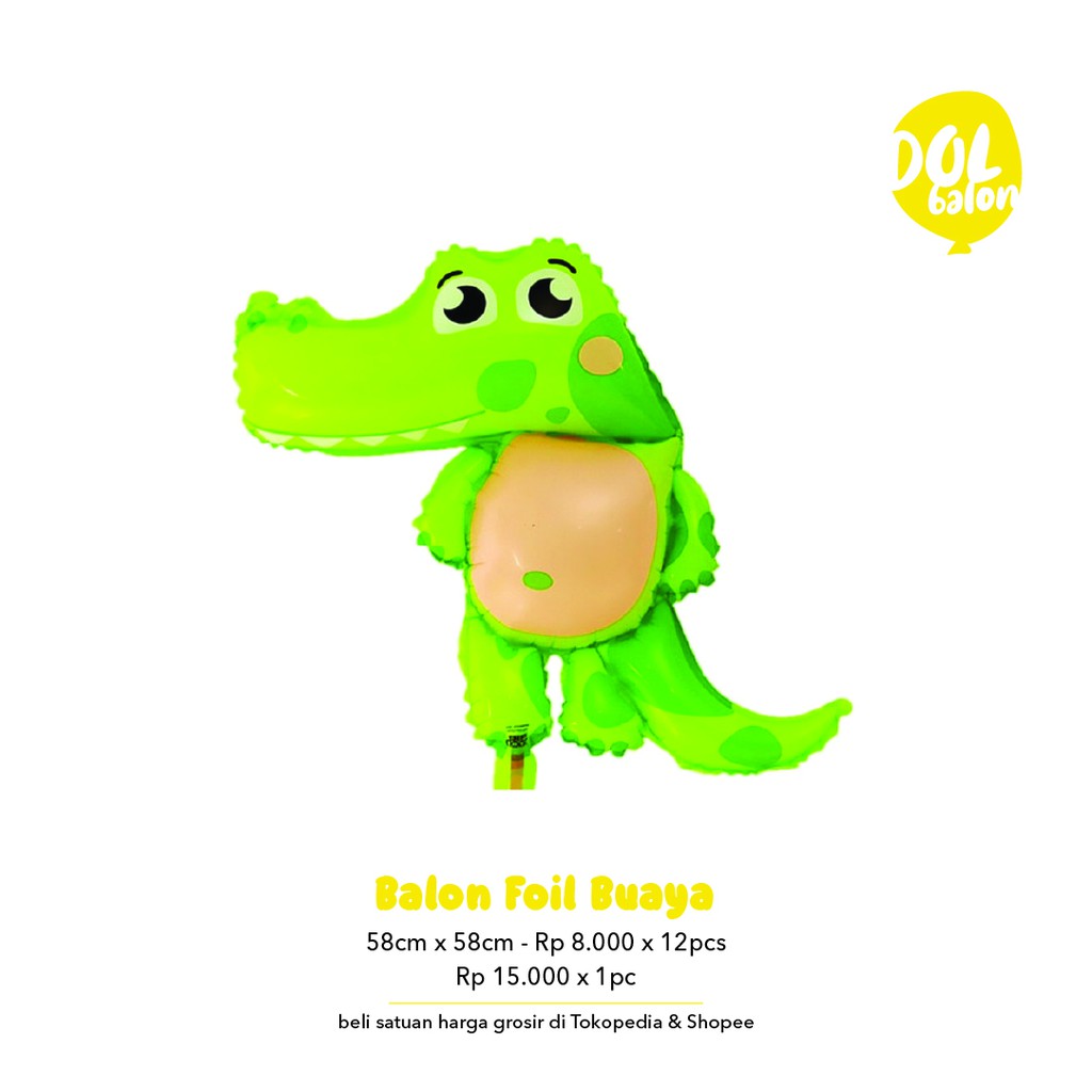 Crocodile Foil Balloons | Shopee Philippines