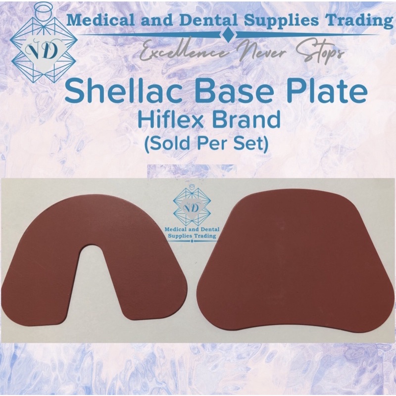 Shellac Base Plate - Dental (sold per set) | Shopee Philippines
