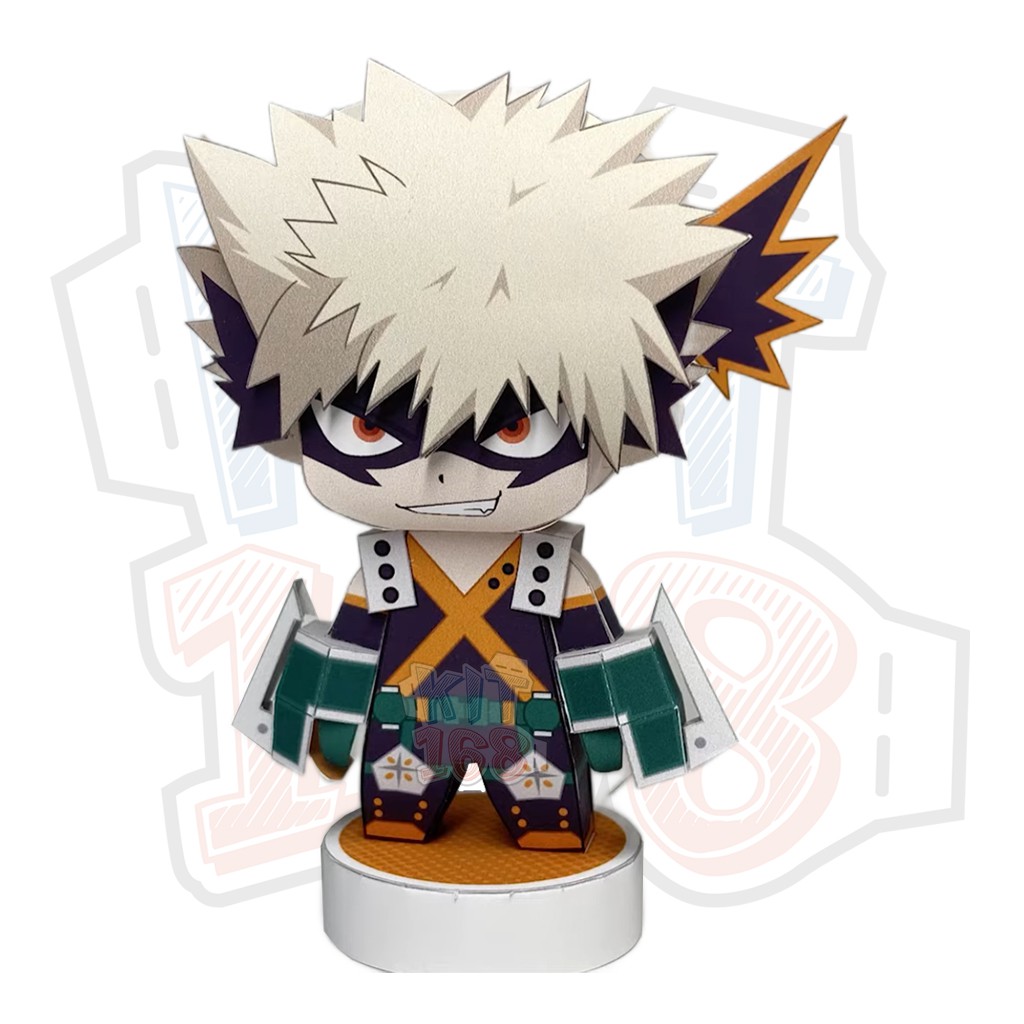Paper Model Anime Game Chibi Bakugo Katsuki (Katchan) ver 2 – My Hero ...