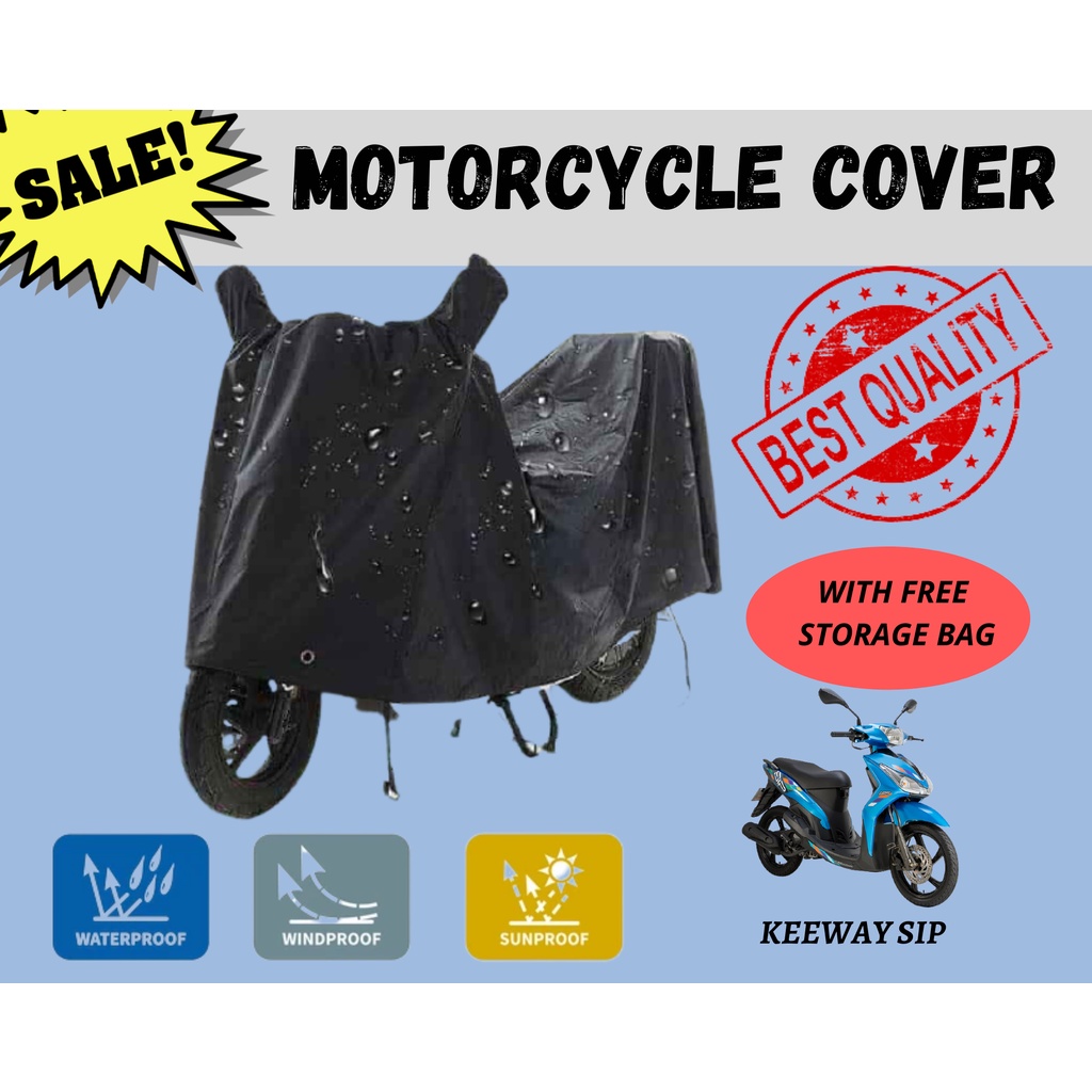 WATERPROOF MOTORCYCLE COVER FOR KEEWAY SIP 125 - COD | Shopee Philippines