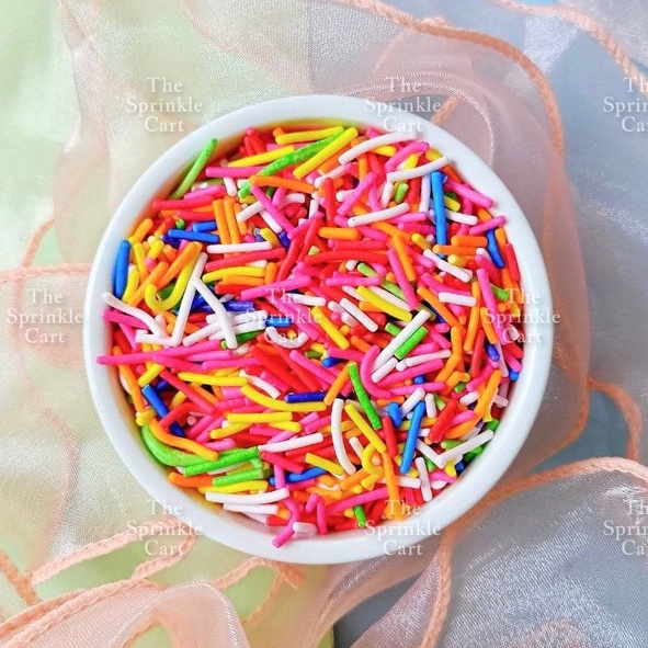 Metallic Vermicelli Edible Dragee Sprinkle Jimmies Colorful Sprinkles ...