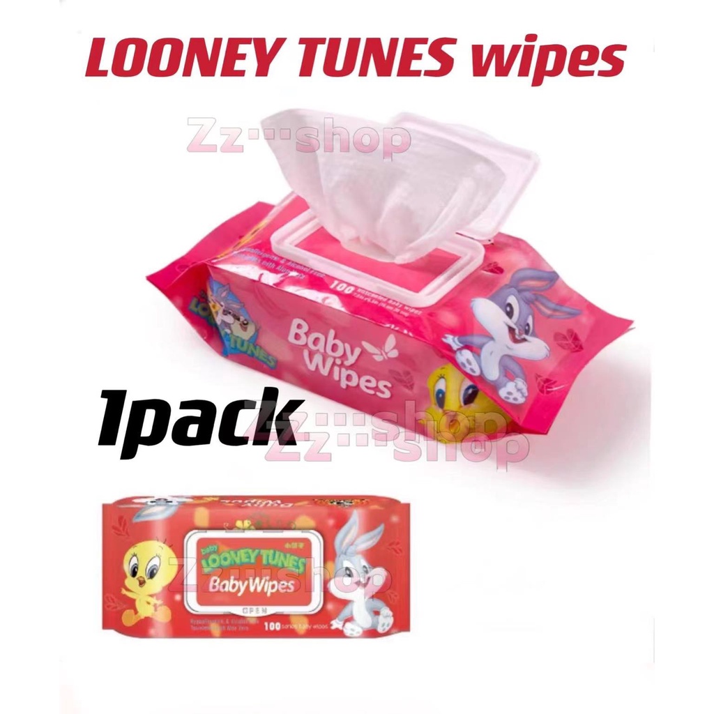 Big size Looney-Rabbit Baby Wipes (Hypoallergenic&Alcohol Free ...