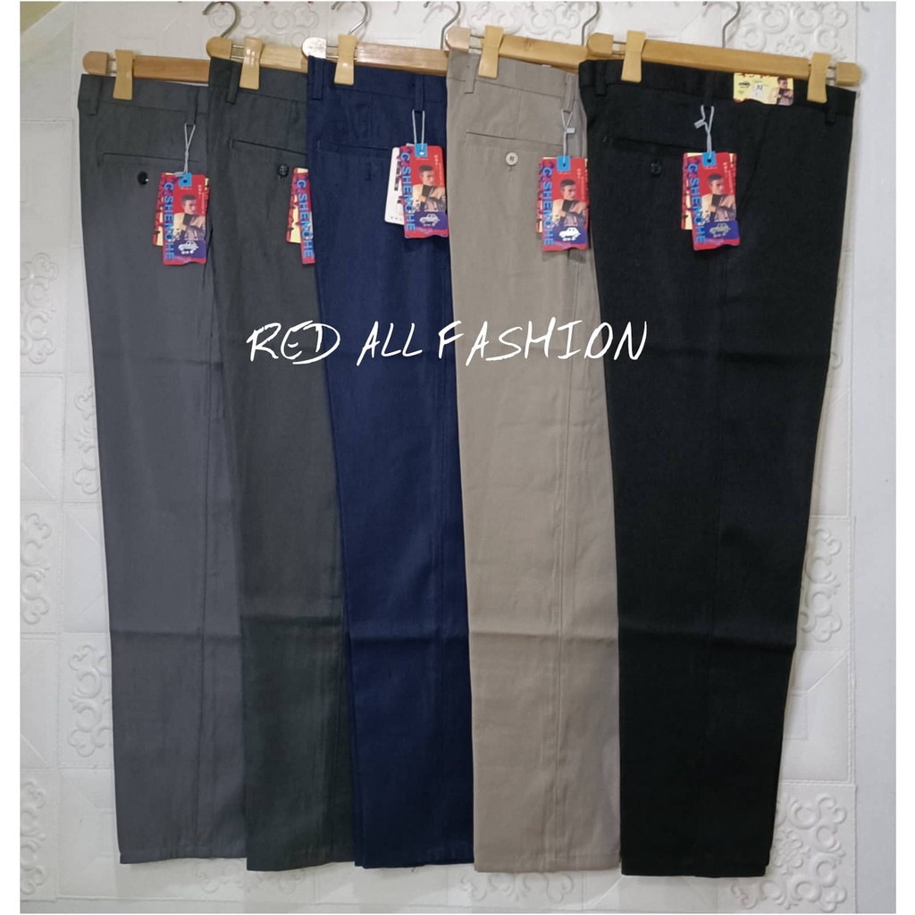 Straight Cut Slacks Men High Quality (SIZE: 29-40) | Shopee Philippines