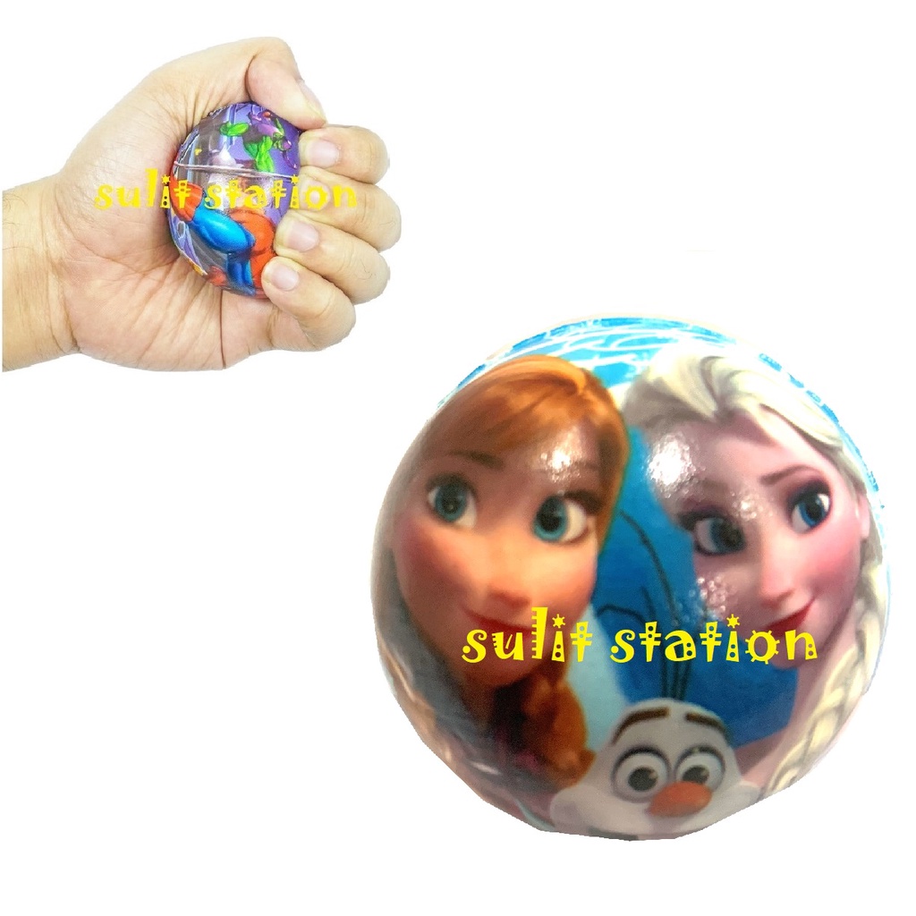 FROZEN ELSA ANNA STRESS FOAMY RUBBER CHARACTER HAND EXERCISE SQUISHY ...