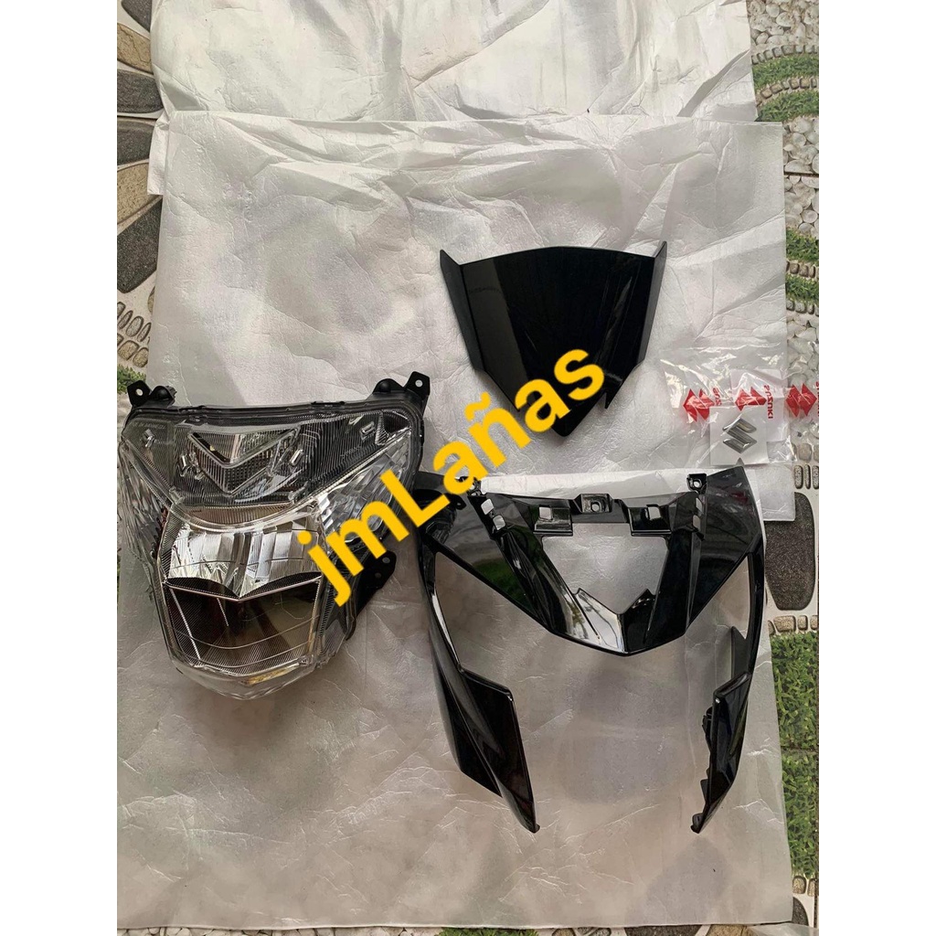 GENUINE HEADLIGHT SET WITH LENS ASSY (STANLEY) FOR RAIDER 150 FI R150 ...