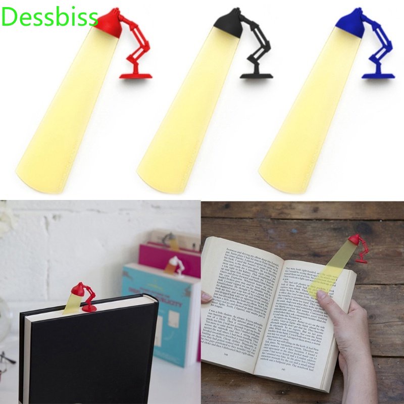 1pcs Table Lamp Shape Bookmarks Creative Designs Book Marks School ...