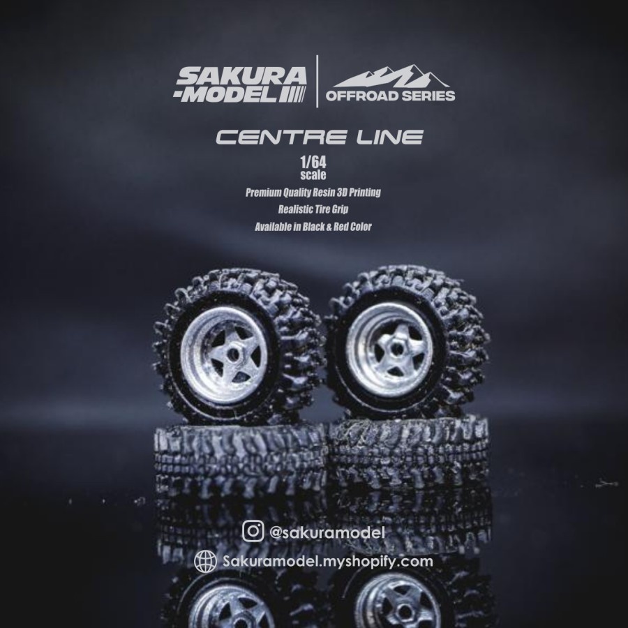 1/64 Custom Wheels Sakura model Centre Line | Shopee Philippines