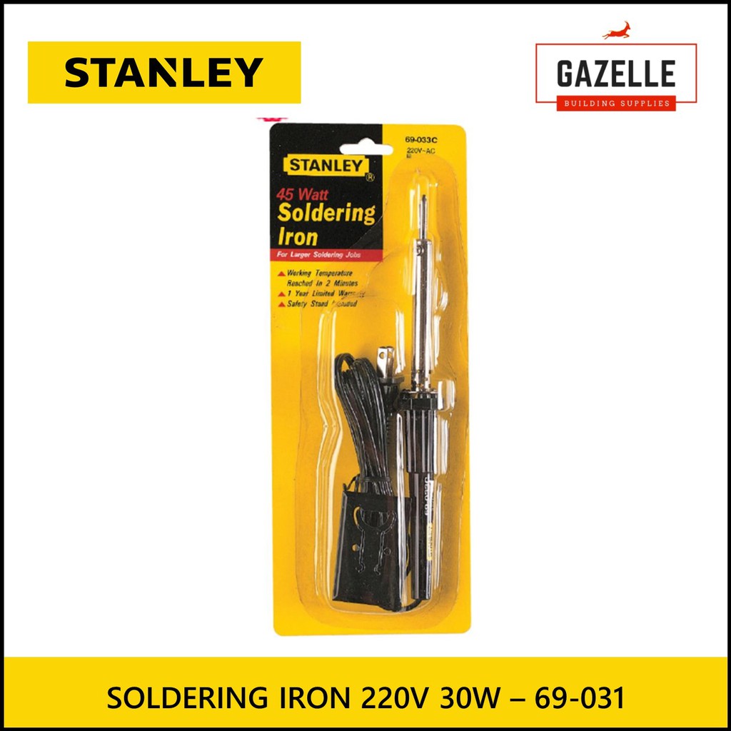 Stanley Soldering Iron 220V 30W - 69-031 | Shopee Philippines