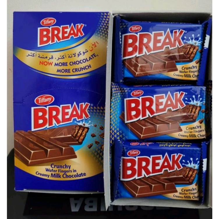 Tiffany Break Mini Fun, Crunchy Wafer Fingers in Creamy Milk Chocolate ...
