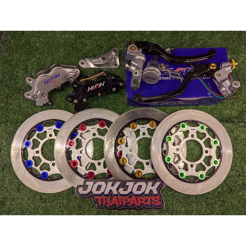 Nissin 4pot Caliper Set w/ Brakemaster & 220mm Disk (Mio) | Shopee Philippines