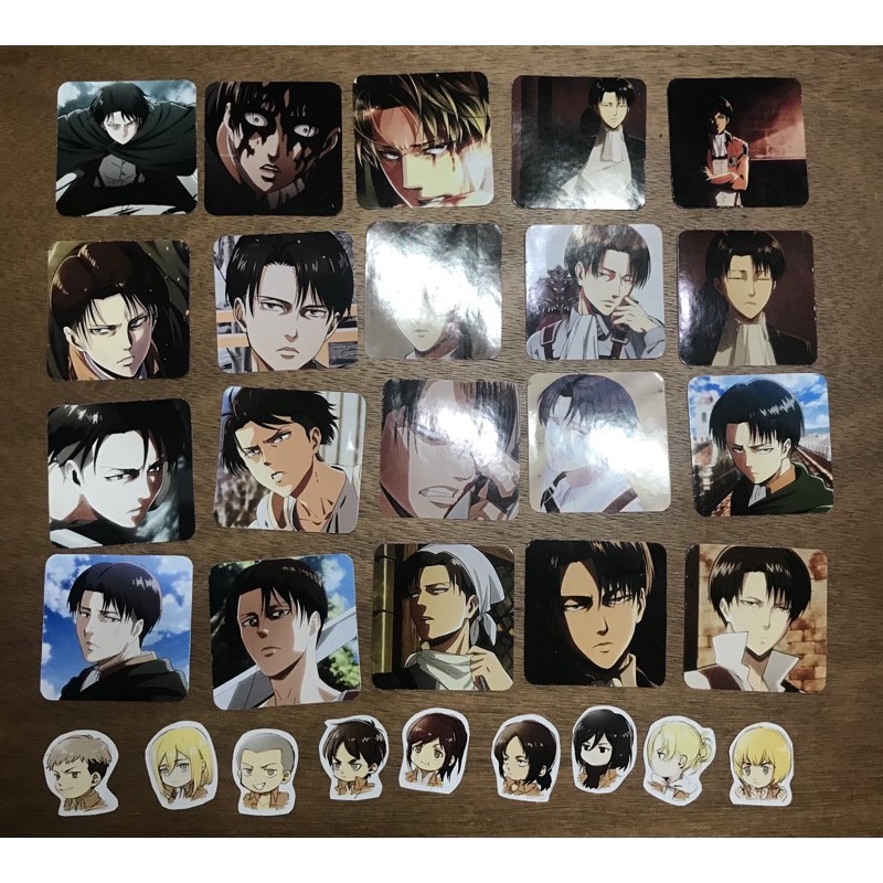 Levi Ackerman Attack On Titan Sticker Pack (20pcs) | Shopee Philippines