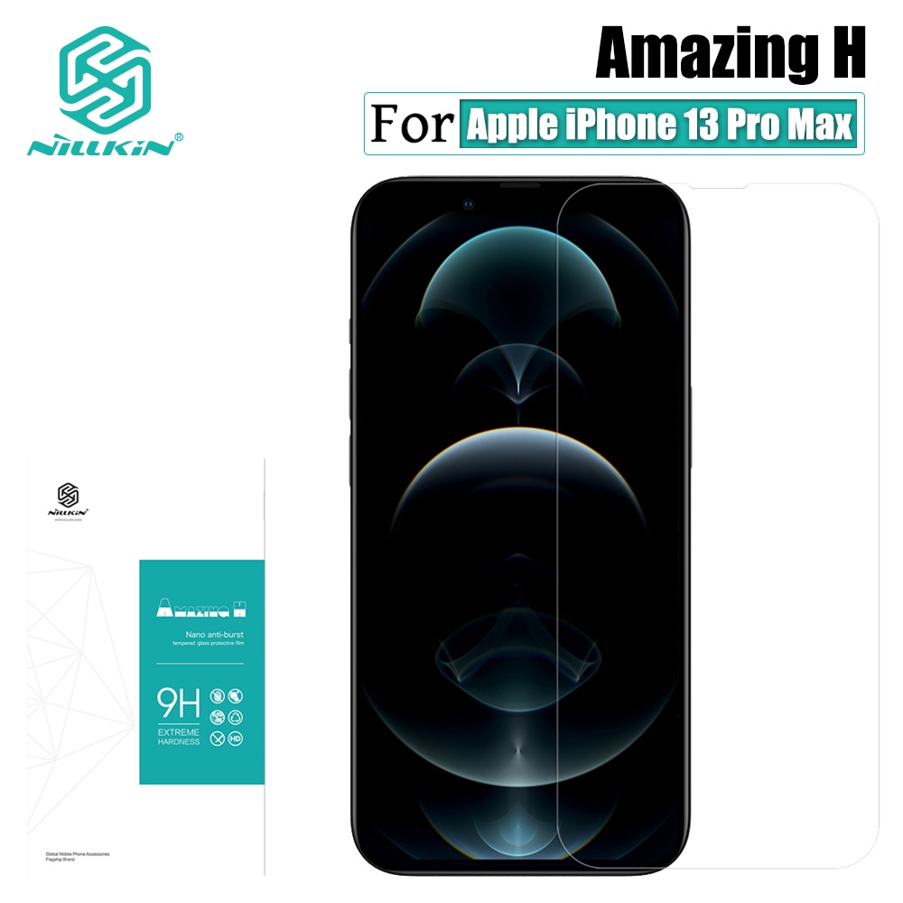 Nillkin H Tempered Glass For iPhone 13 Pro Max Anti-Glare Transparent 0.33mm 9H Anti-Explosion ...