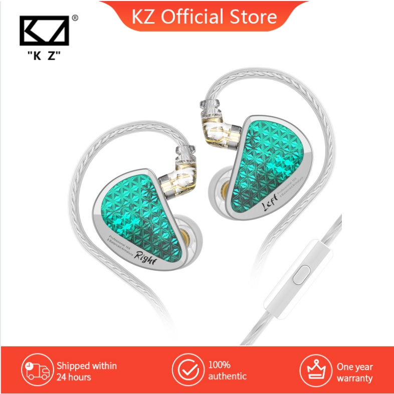 KZ AS16 PRO Balanced Armature Units Earphones HIFI Bass In Ear Monitor ...