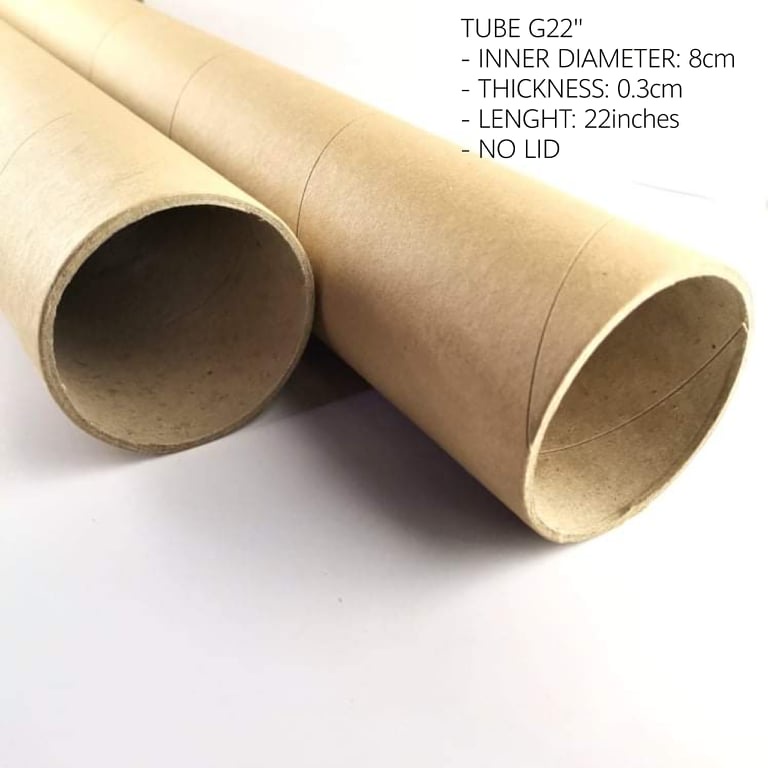 G22 Poster Tube NO LID - Browntube Mailing Paper TubeG22 (For JYP Ent ...