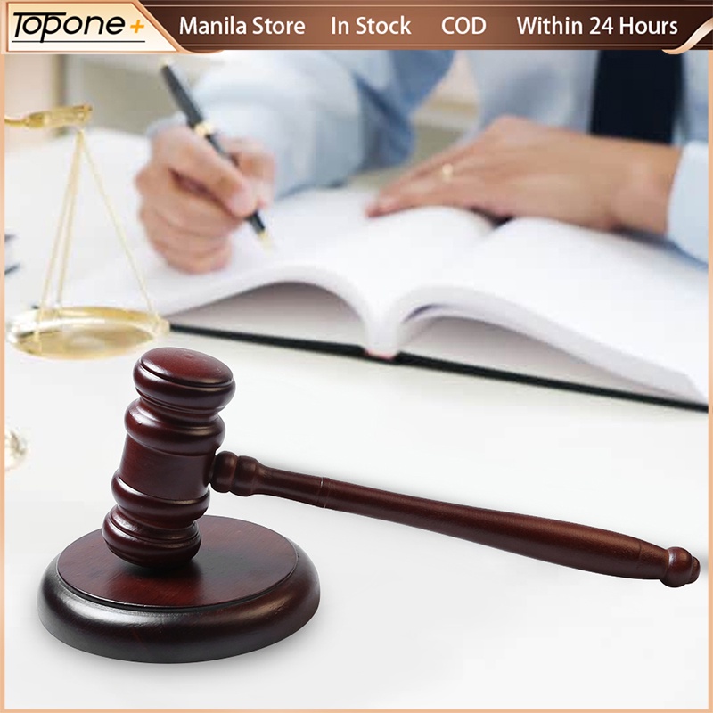 Wooden Auction Hammer Handmade Judge Hammer Handcrafted Gavel for ...