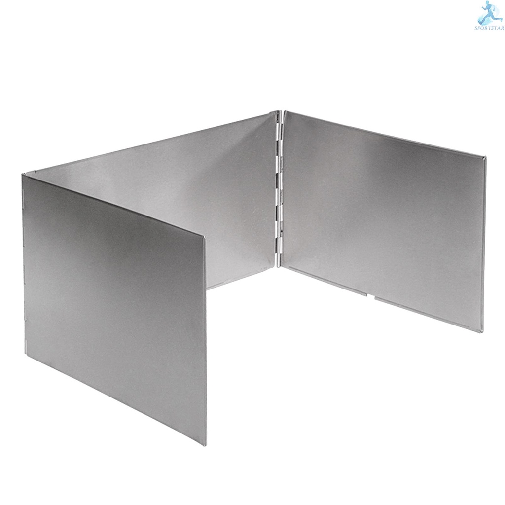 Outdoors Stove Windshield Camping Cooking Windscreen Folding Camping ...