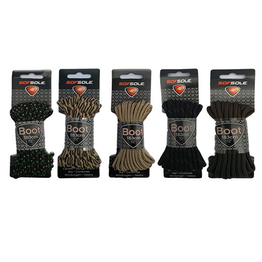 Sof Sole Round Boot Laces Waxed 183cm / 72 inch | Shopee Philippines