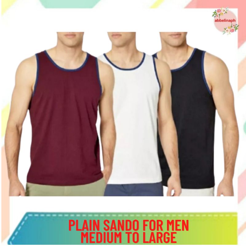 Plain Sando for men-(Evan) | Shopee Philippines
