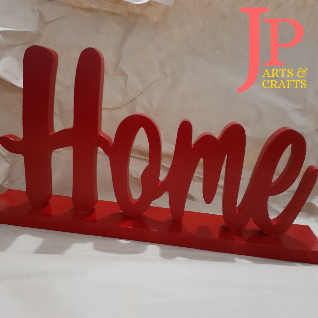 HOME Decor Custom Wooden Word Sign Decorative Wood Word Letter | Shopee ...