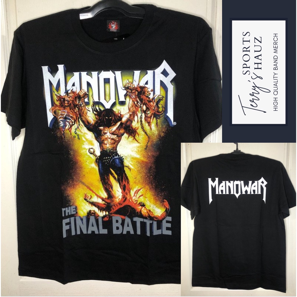 MANOWAR BAND SHIRTS ROCK YEAH ASSORTED DESIGNS | Shopee Philippines