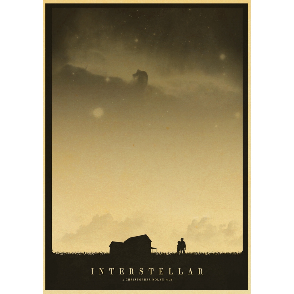 Movie Poster Interstellar Posters Retro Poster Prints High Definition ...