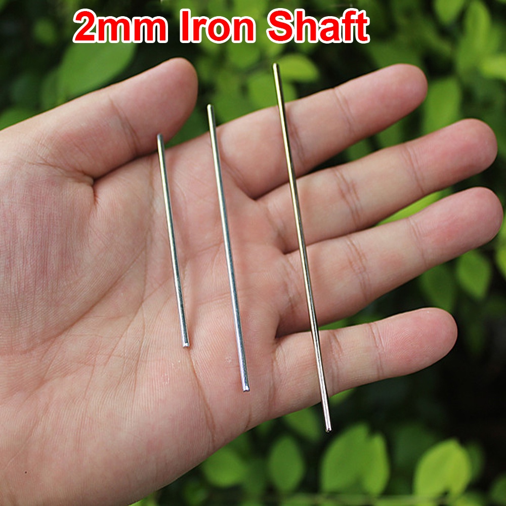 5PCS 2MM Toy Model Iron Shaft 60/80/100/130mm Transmission Gear ...
