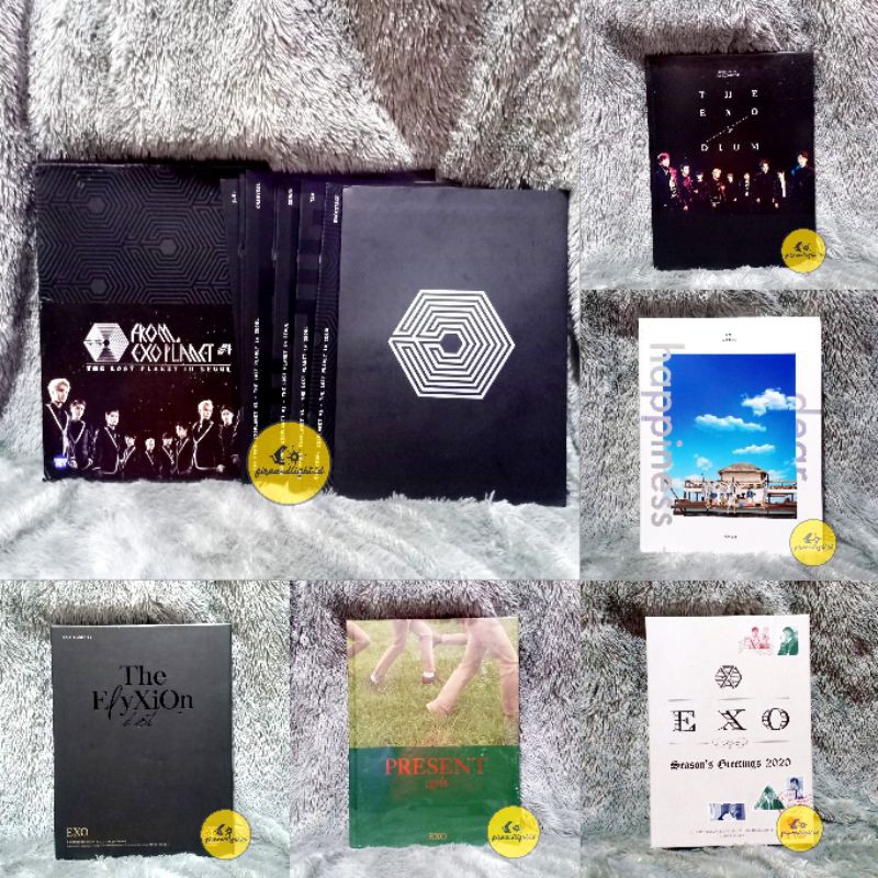 Exo PHOTOBOOK EXORDIUM Day Capines Precent Gifft DVD CONCERT ELYXION ...
