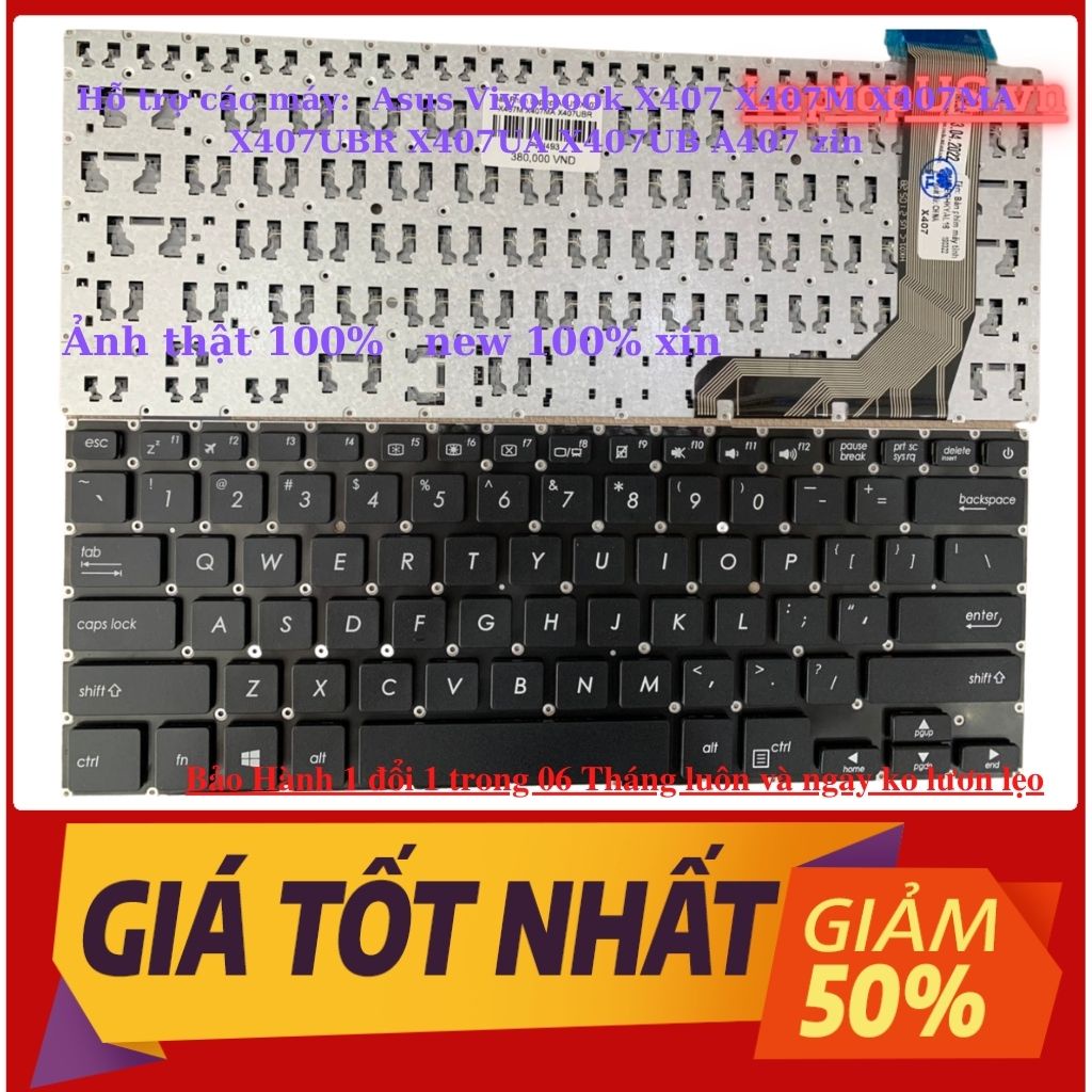 Asus Vivobook X407 X407M X407MA X407UBR X407UA X407UB A407 Laptop ...