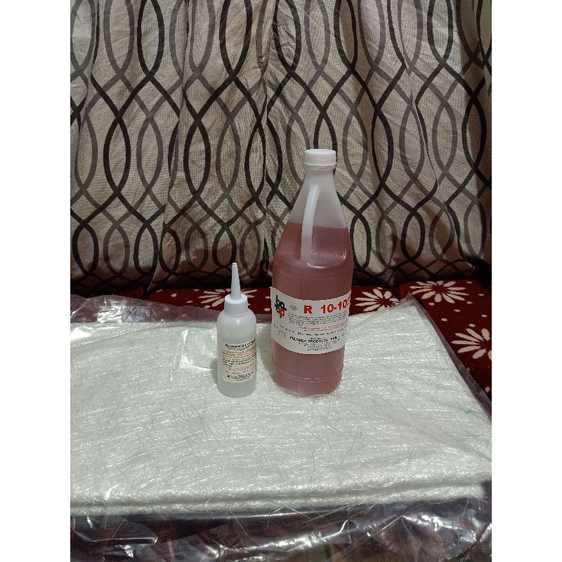Fiberglass Premix Resin DIY Repair kit | Shopee Philippines
