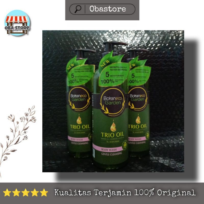 Botaneco Garden Organic Trio Oil 225 Body Wash Gentle Cleaning 500ml ...