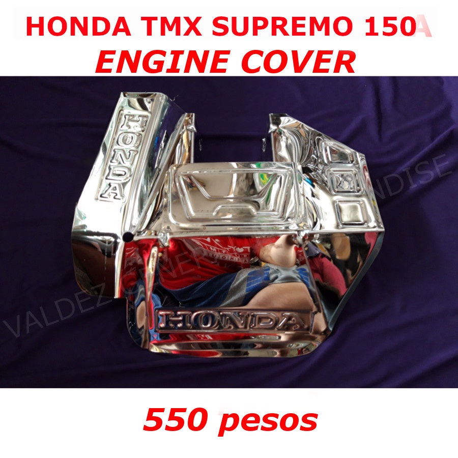 Honda TMX SUPREMO 150, Stainless ENGINE COVER, for 2019 & 2020 Model ...