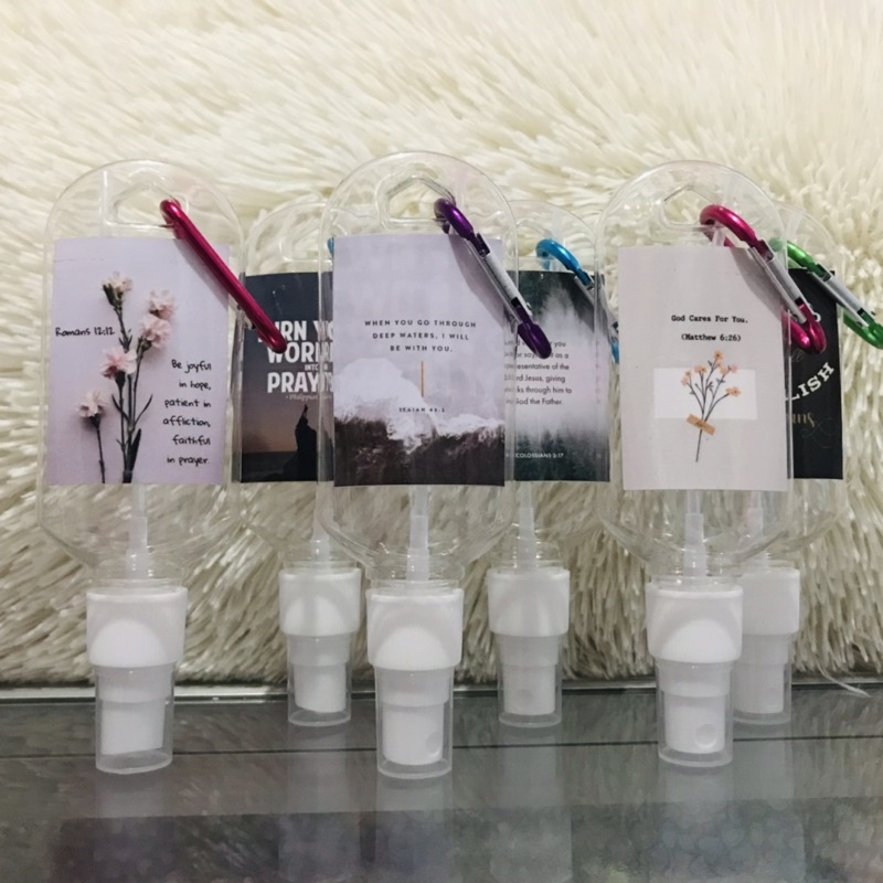 Bible verse alcohol Spray bottle keychain | Shopee Philippines