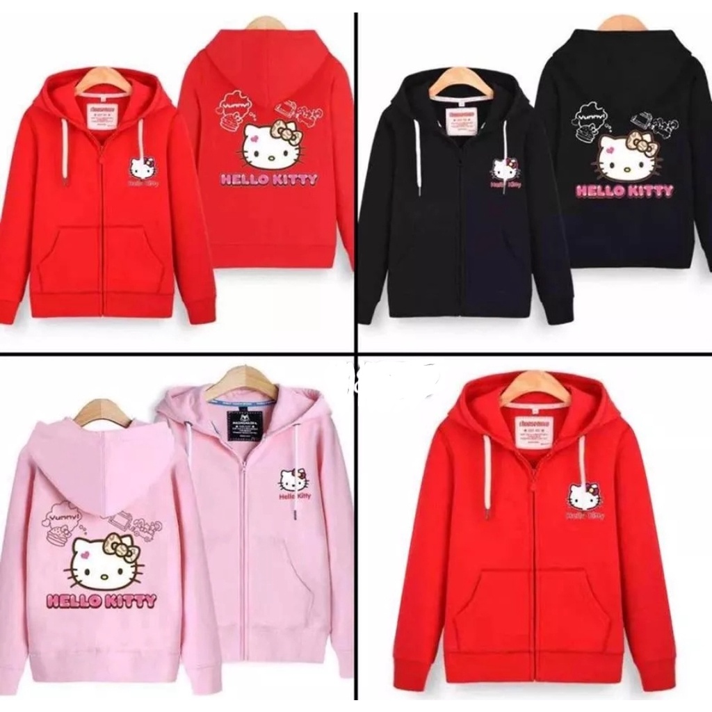 444-HELLO KITTY BABY JACKET WITH ZIPPER AND HOOD (3 TO 12 YRS OLD ...