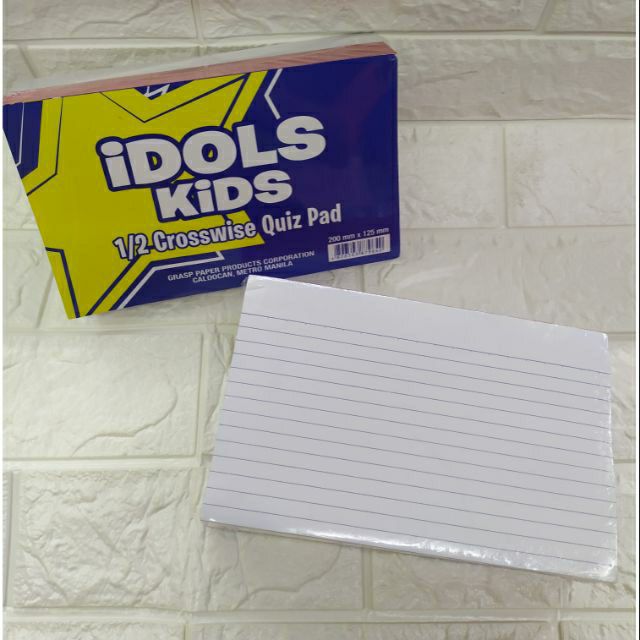 Random 1/2 Crosswise Quiz Pad | Shopee Philippines