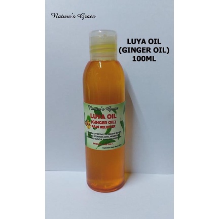 Luya Oil (Ginger Oil) 100ml Plastic Bottle - Pain Killer by Nature's ...