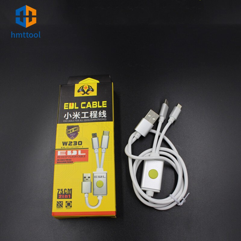 2 IN 1 W230 Xiaomi Phone Open Engineering Deep Flash Cable Port 9008 ...