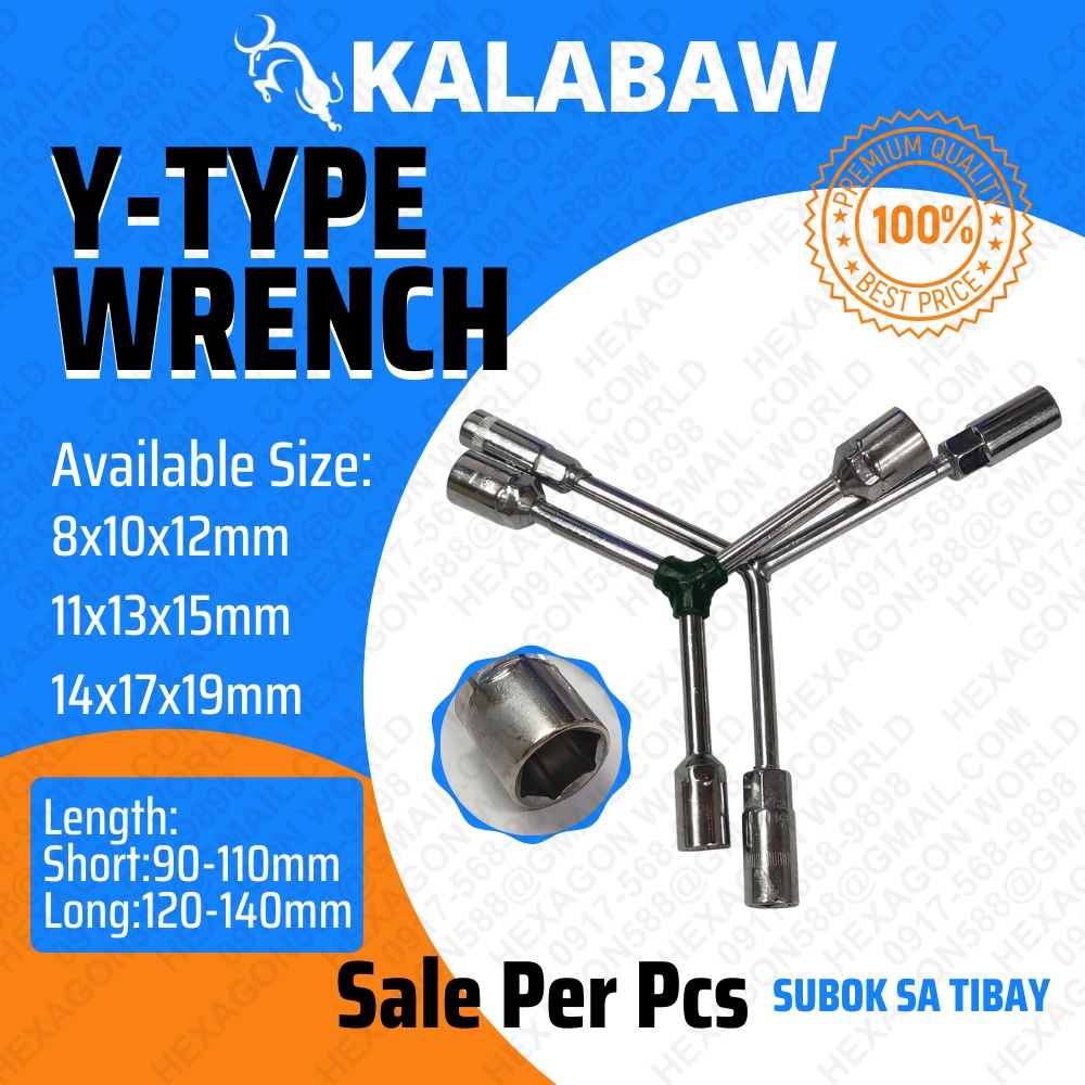 1Pcs Y Wrench Y Type Wrench 8x10x12mm 11x13x15mm 14x17x19mm | Shopee ...