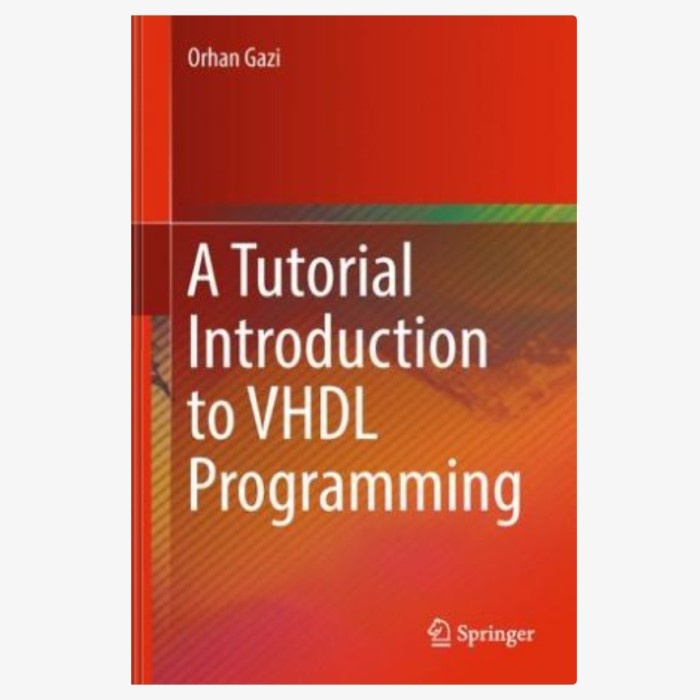 Book A Tutorial to VHDL Programming By Orhan Gazi | Shopee Philippines