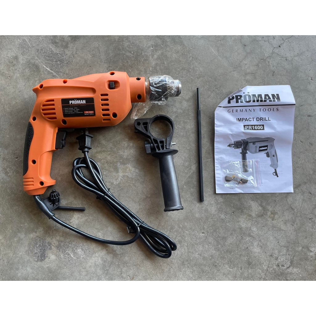 Impact Drill Proman 1000 watts Germany Tools | Shopee Philippines