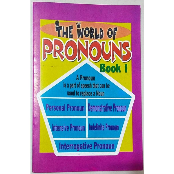 The World of Pronouns book 1, Best for Kinder to Grade 3 Educational ...