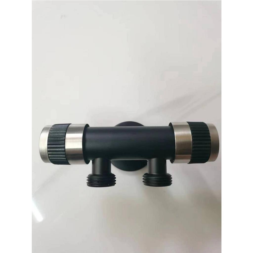 304 Stainless Steel Bathroom angle valve Spout 1 in 2 out hot and cold ...