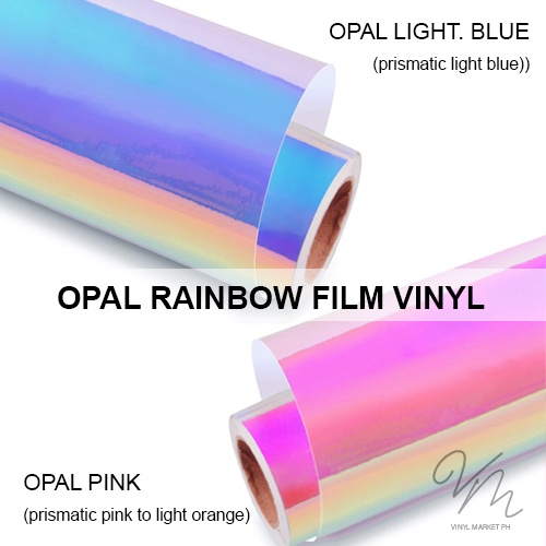 Holographic Opal Rainbow Film Adhesive Vinyl Sticker | Shopee Philippines