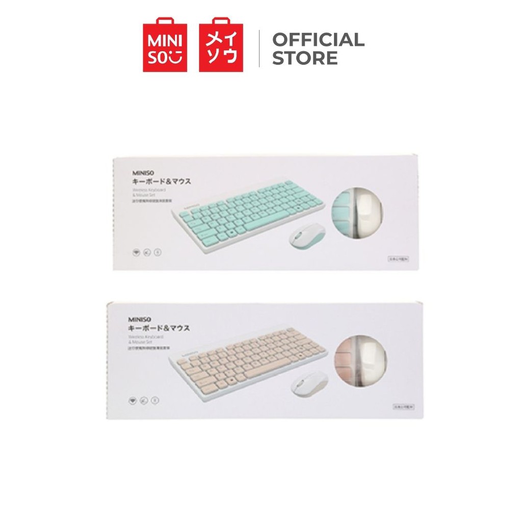 Miniso Wireless Mouse And Keyboard Set | Shopee Philippines