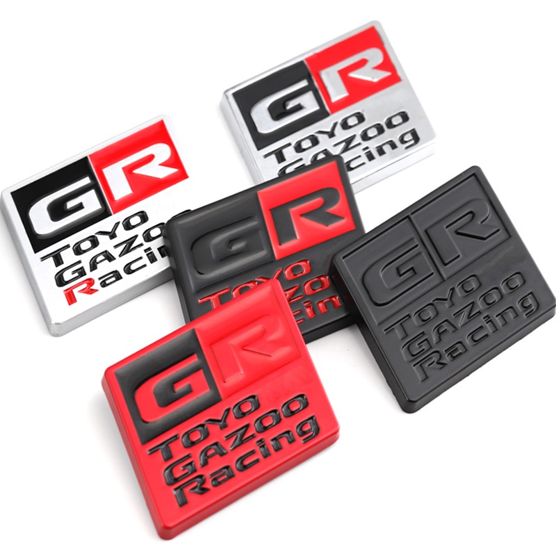 Car Sticker GR Gazoo Racing Logo Badge Emblem Decal for Toyota HV YARiS ...